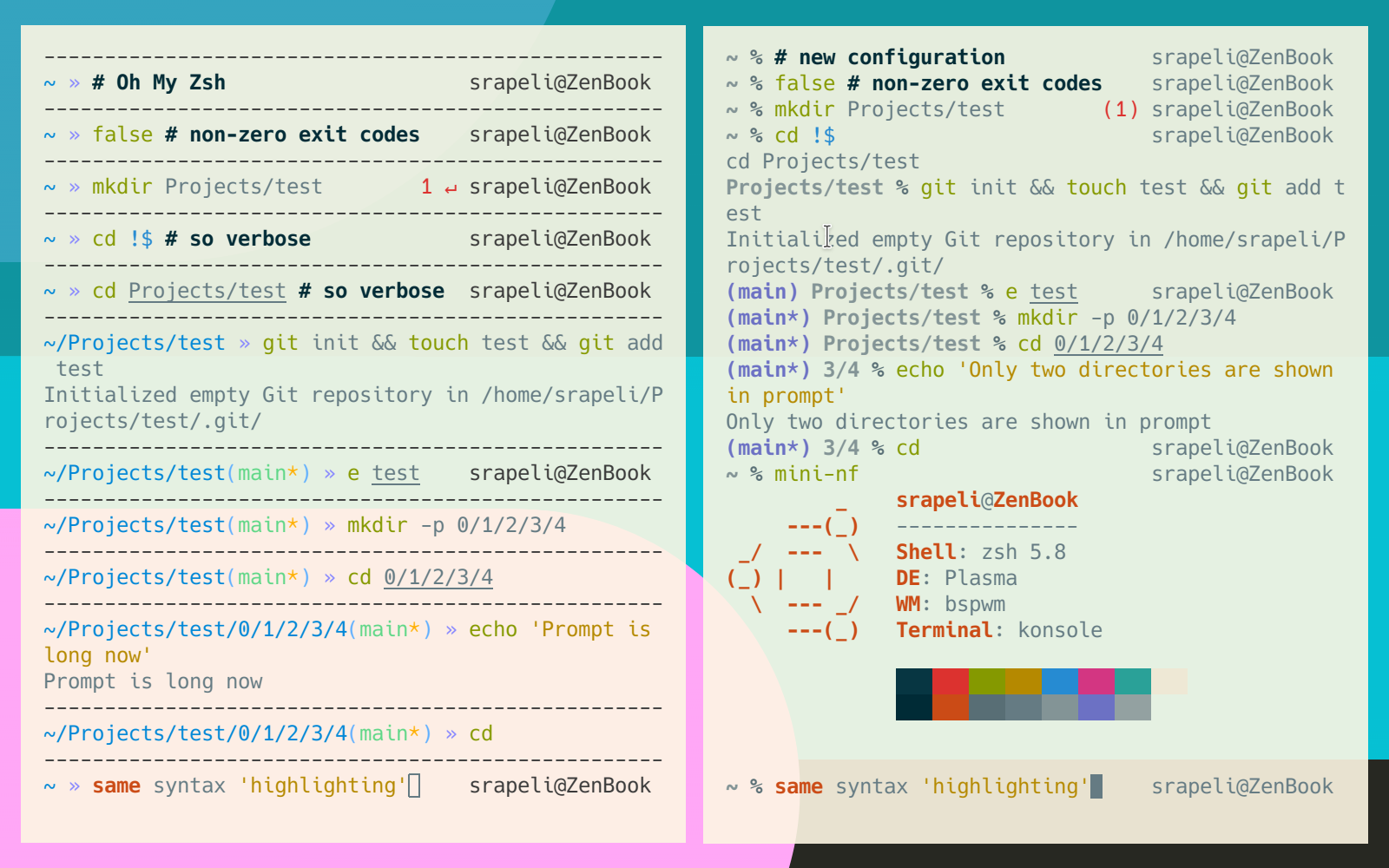 Configuring Zsh Sampo website